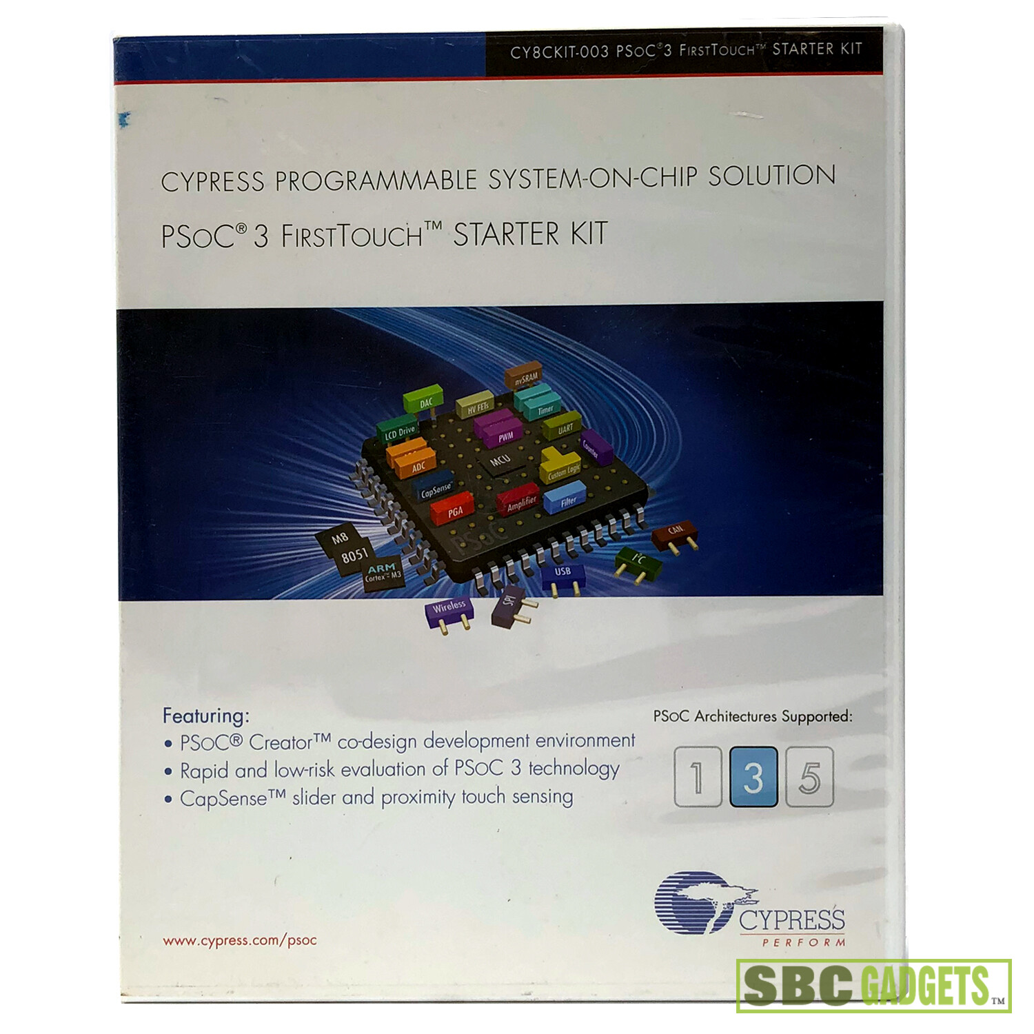 Cypress PSoC 3 FirstTouch Starter Kit CY8CKIT-003 | eBay