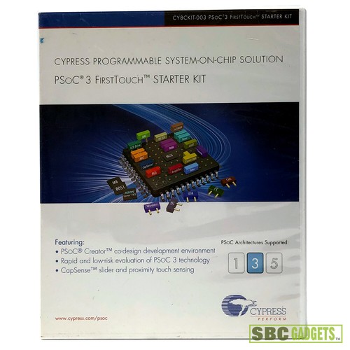 Cypress PSoC 3 FirstTouch Starter Kit CY8CKIT-003 | eBay