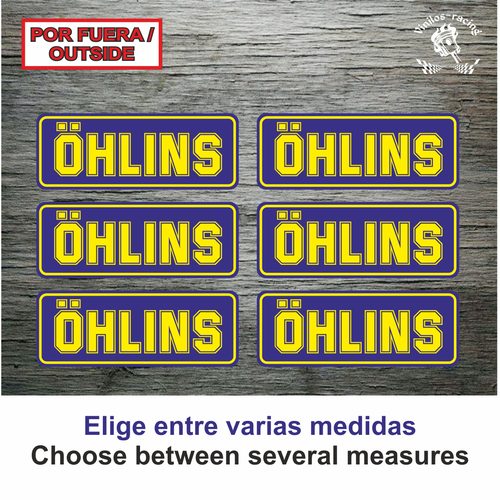 Sticker Vinilo Decal Vinyl Aufkleber Adesivi Autocollant Ohlins ...
