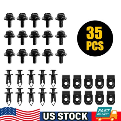 Splash Shield Guard Bumper Hardware Kit Body Bolt Clip for Infiniti G35 ...