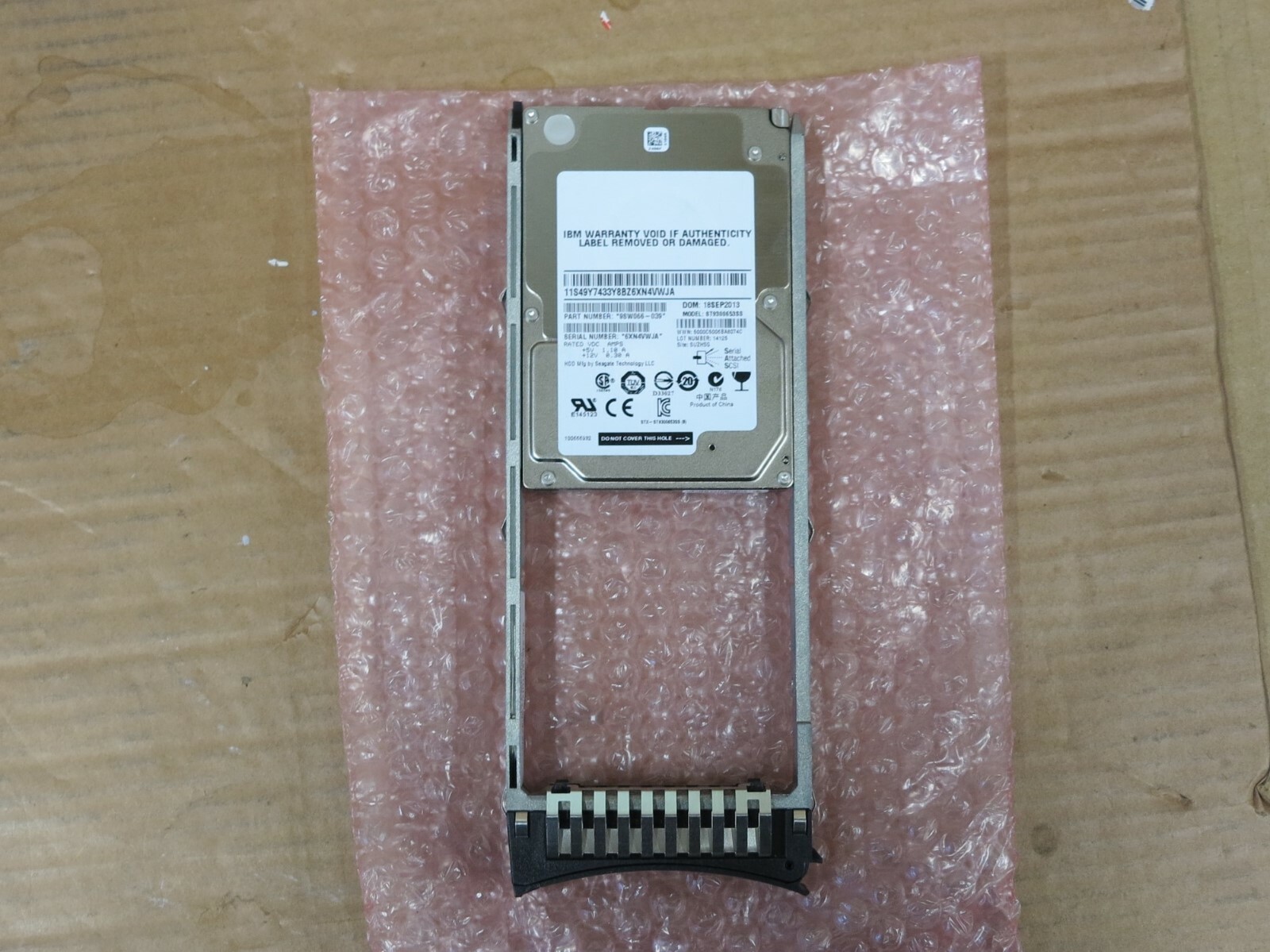 IBM 2.5" 300Gb 15k 6Gb SAS HDD's 00Y5797 For Storwize V5000 | eBay