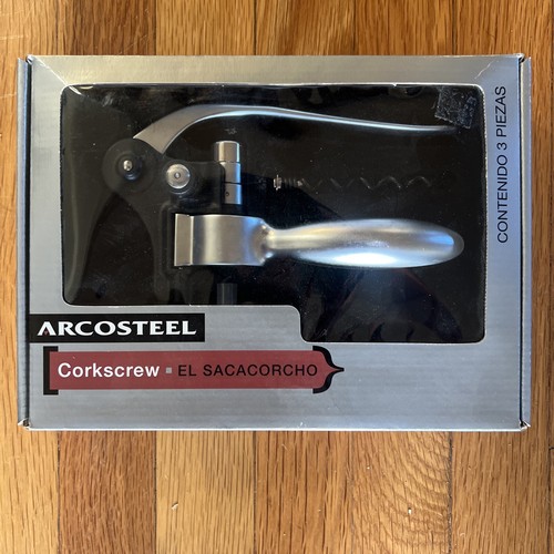 Arcosteel Corkscrew 1759 Sumple 3-Way Action Foul Cutter Extra Screw Stainless | eBay
