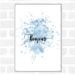 Bonjour Inspirational Quote Jumbo Fridge Magnet | eBay UK