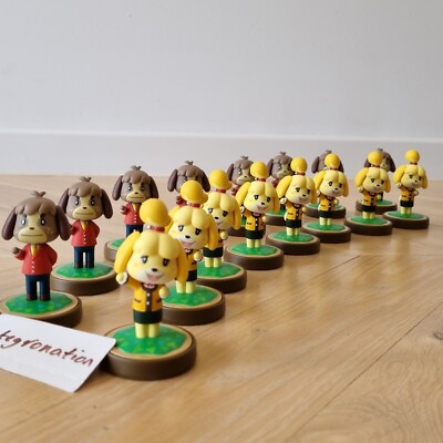 Bulk lot of 16 amiibo figures Isabelle & Digby - Nintendo Switch Animal ...