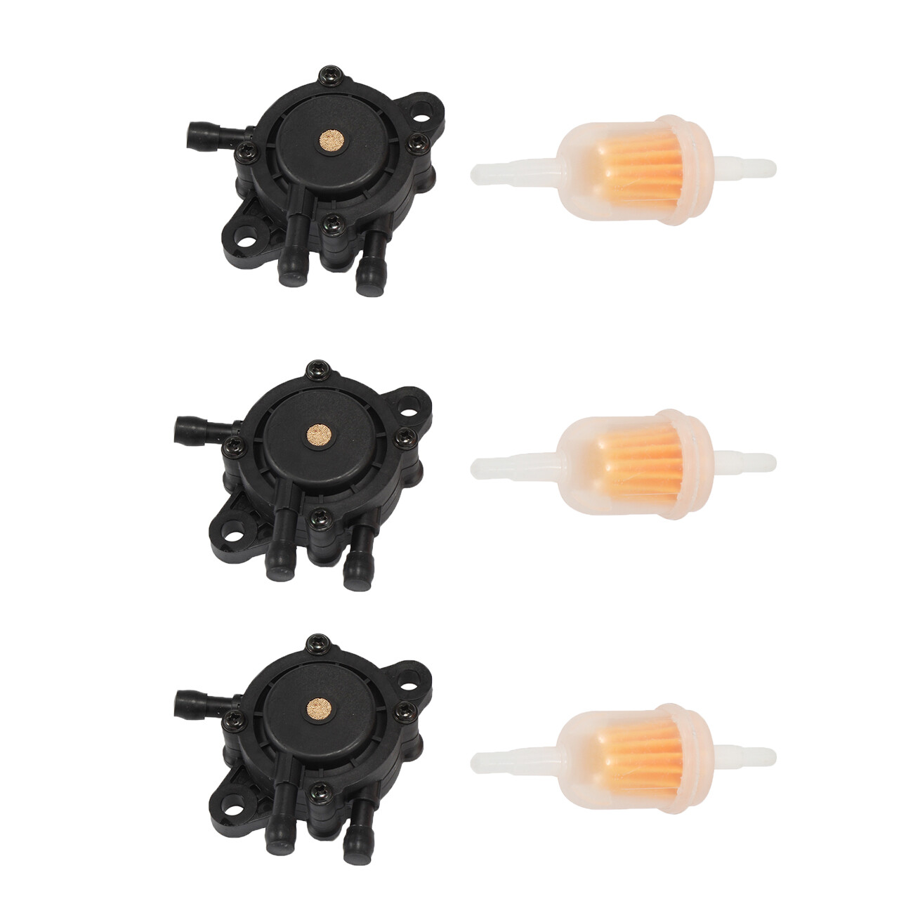 3Pack Fuel Gas Pump for BRIGGS & STRATTON 808492 808656 491922 691034 ...
