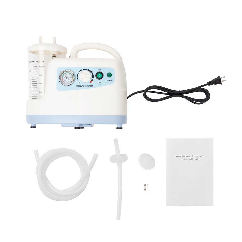 Portable Electric Phlegm Suction Machine - 110V Medical Device - 1000mL ...