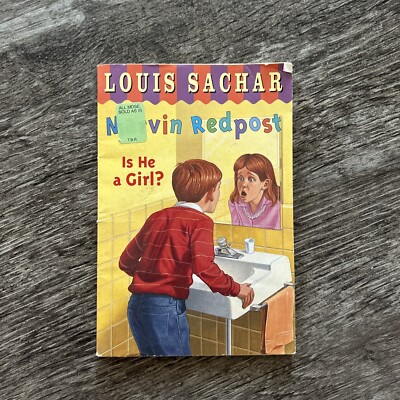 Marvin Redpost Ser.: Is He a Girl? by Louis Sachar (1993, Library ...