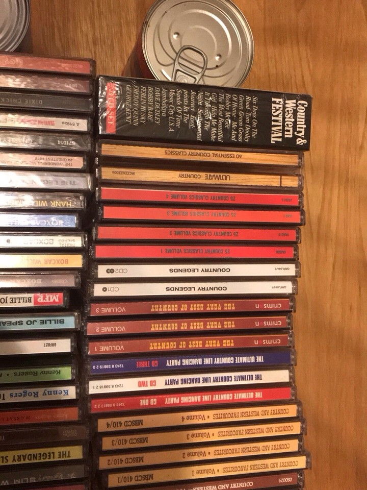 Joblot of country music CDs (135 CDs, more discs for double CDs) good ...