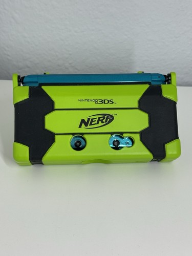 Nintendo 3DS Handheld System - Aqua Blue, Nerf Case, Charger | eBay