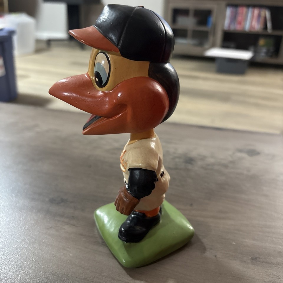 Baltimore Orioles Mascot Bobblehead Vintage Nodder 1961-1962 Green Base ...