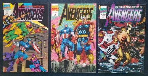 Avengers Official Marvel Index Volume 02 #2, 3 & 5 Marvel 1994 ...