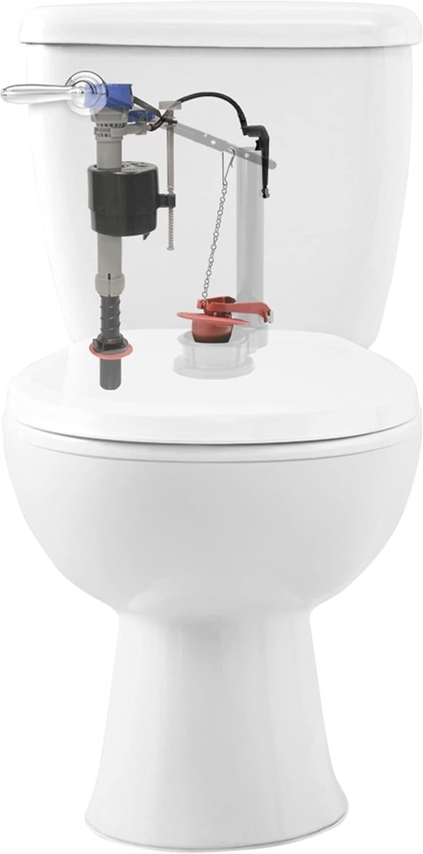 Fluidmaster K-400H-039 Toilet Fill Valve with 2" Adjustable Flapper Kit ...