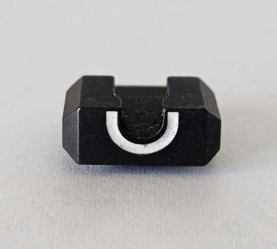 Springfield Hellcat Rear Sight Black White U Notch Replacement HC5018 ...