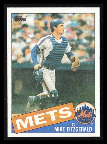 Mike Fitzgerald 1985 Topps #104 New York Mets | eBay