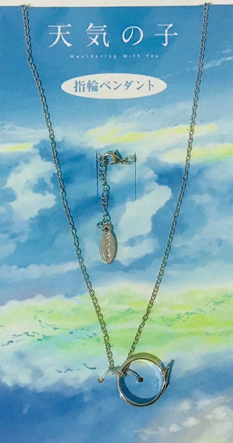 TENKI NO KO Weathering With You Necklace with Ring Pendant Makoto ...