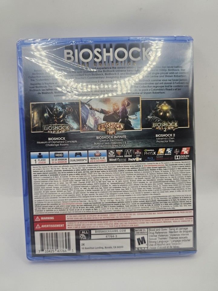 Bioshock - The Collection - PS4 - Brand New | Factory Sealed ...