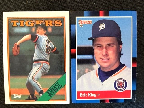 MLB - Eric King 1988 Topps & 1988 Donruss Baseball - Tigers | eBay