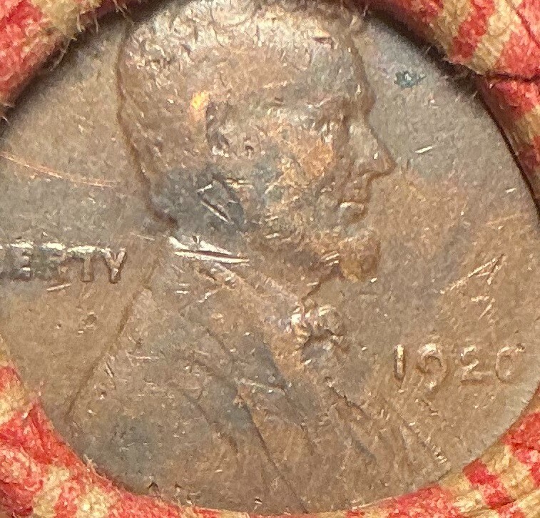 unsearched old cents roll vintage coins 50 pennies penny collection set ...