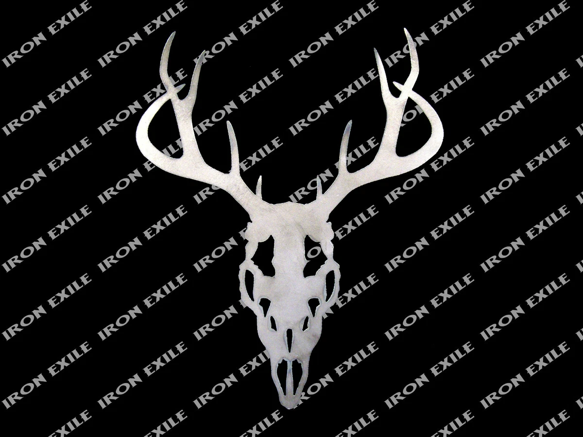 Buck Skull Silhouette