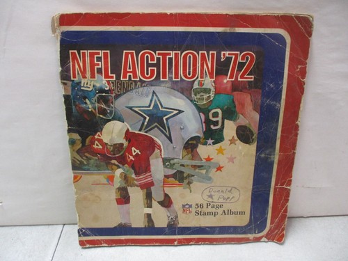 1972 Sunoco NFL Action Stamp Album | eBay