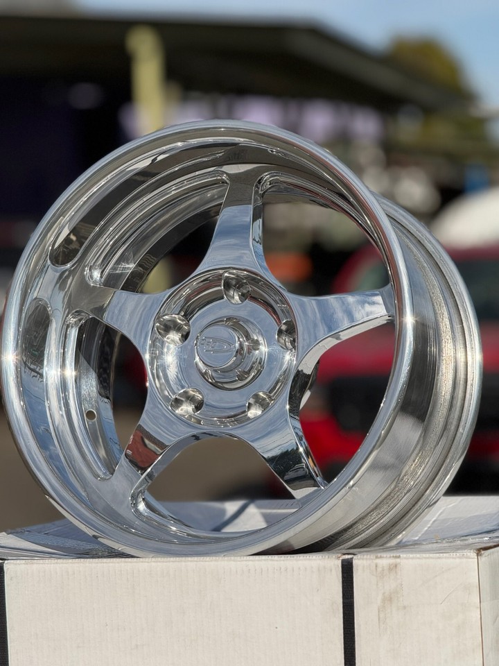 17 BILLET WHEELS RIMS 17X9 5X135 POLISHED ALUMINUM FITS FORD F-150 5 ...