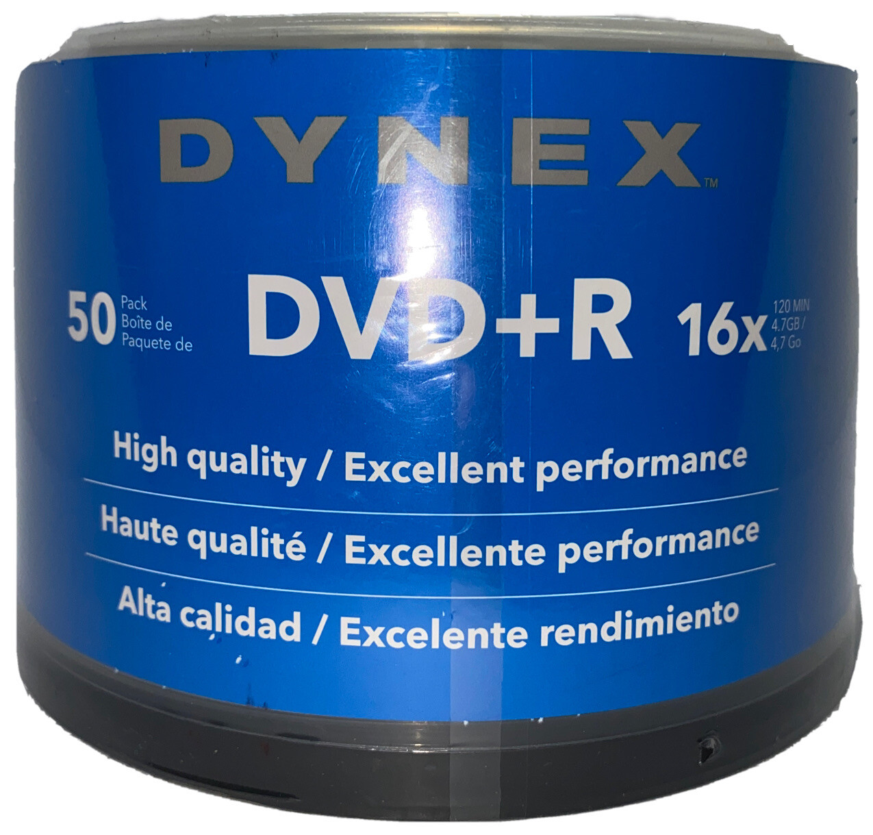 Dynex 50 Pack DVD+R Disc HQ 16x 120 Minutes 4.7 GB SDX-DVDPR50 New ...