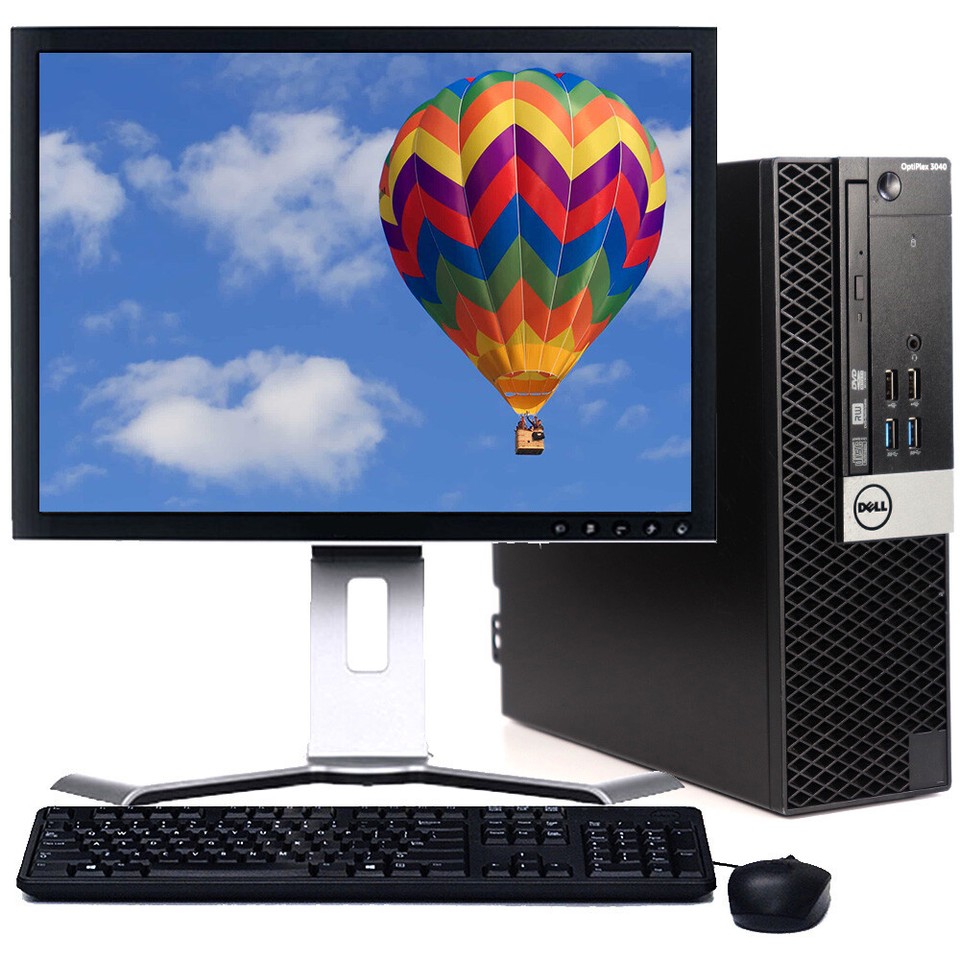 Dell i5 Business Desktop PC 16GB RAM 2TB HD 1TB SSD 24" LCD Wi-Fi ...