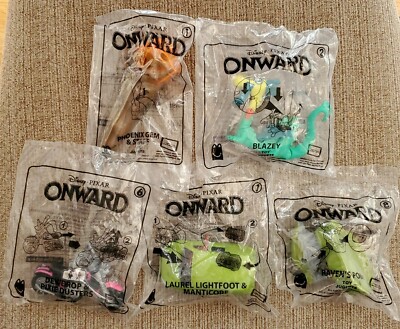NEW 2020 McDonald's Happy Meal Disney Onward Set #1 2 6 7 8 Toys ...