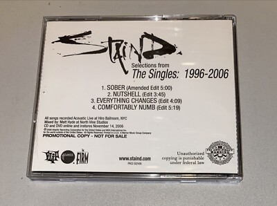 STAIND - THE SINGLES 1996-2006 Promo 4 Tracks RARE. Nm | eBay