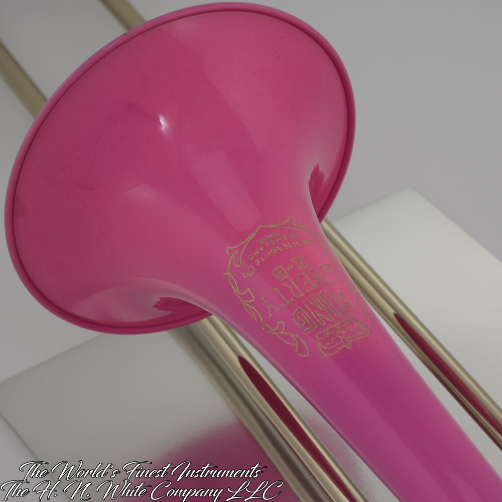 Vintage King H. N. White 2B Liberty Trombone Pink Lacquer Amazing | eBay