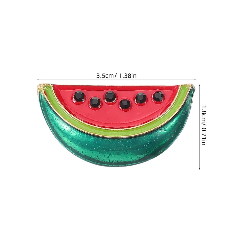 Watermelon Enamel Pin Cute Enamel Pins - Fruit Shaped for Birthday ...