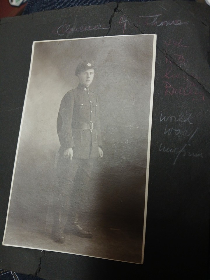 3 Photos WW1 Dispatch Rider 1257771 Clarence Thomas 9 Siege Battery ...