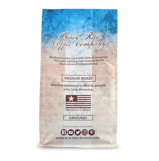 Black Rifle Coffee Company Freedom Roast, Medium Roast Ground Coffee ...