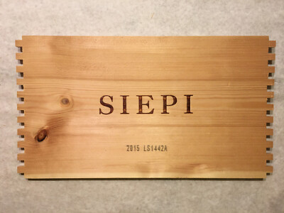 1 Rare Wine Wood Panel Siepi Vintage CRATE BOX SIDE 5/20 1024a | eBay