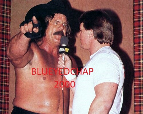 BLACKJACK MULLIGAN & RODDY PIPER WRESTLER 8 X 10 WRESTLING PHOTO WWF ...