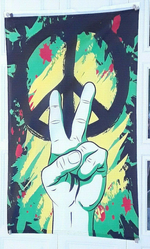 Graffiti Peace Fingers