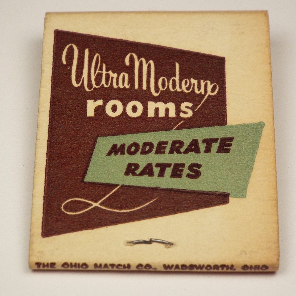 Vintage CAPITOL INN & MOTEL Matchbook Matchcover Sacramento California ...