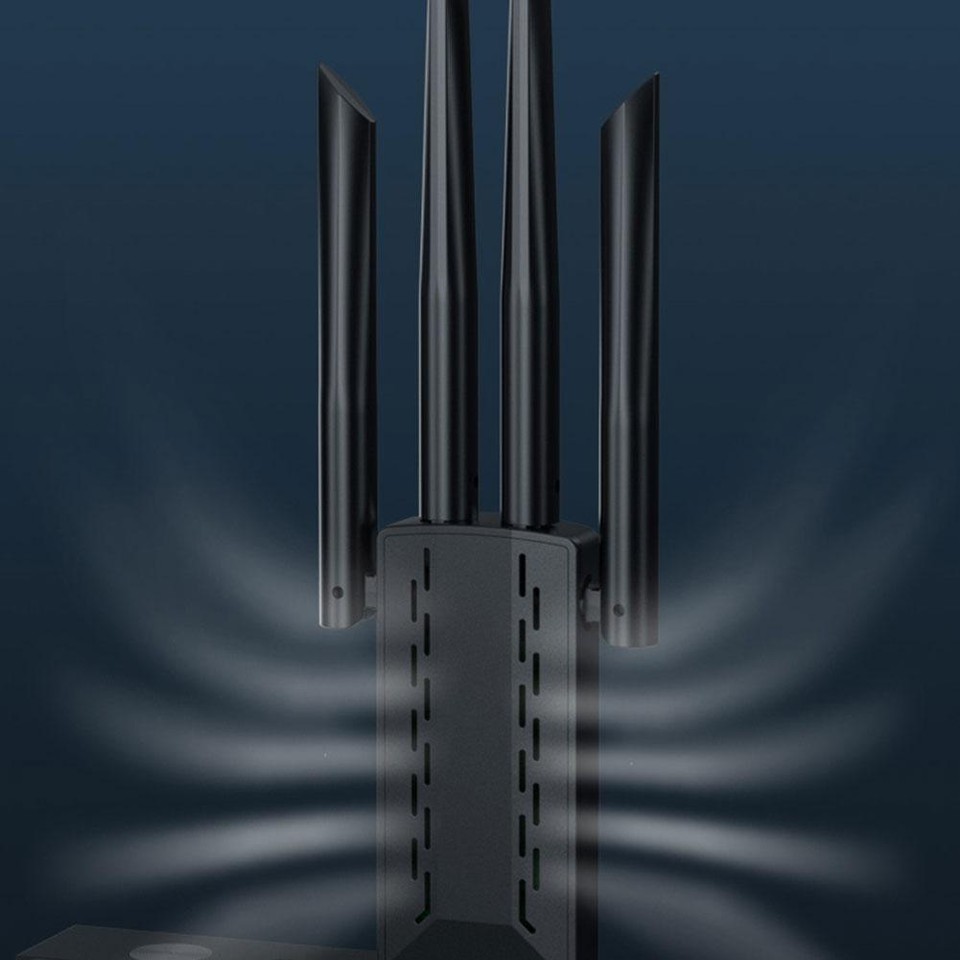 1200Mbps PCI-E Wireless WiFi Card 2.4/5G Dual Band Desktop PC Network ...