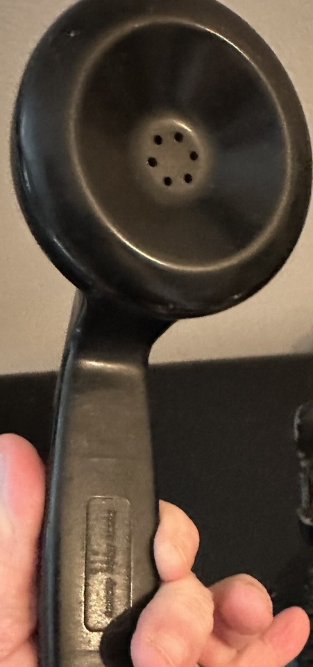 VINTAGE 1930s BELL/WESTERN ELECTRIC ROTARY TELEPHONE D1 BASE F1 HANDSET ...