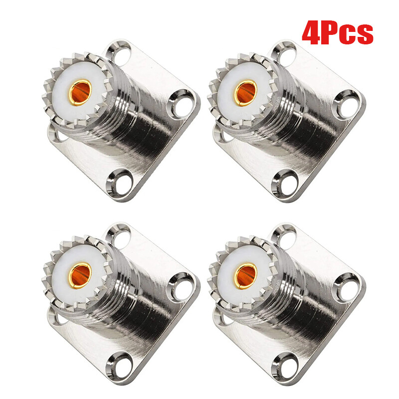 UHF Female Jack SO-239 Bulkhead Panel Chassis Solder Cup Connectors ...