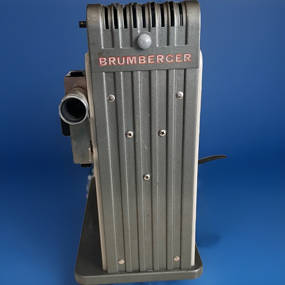 Brumberger 8mm Cine Projector Model 1503 - Powers On - Untested - Read ...