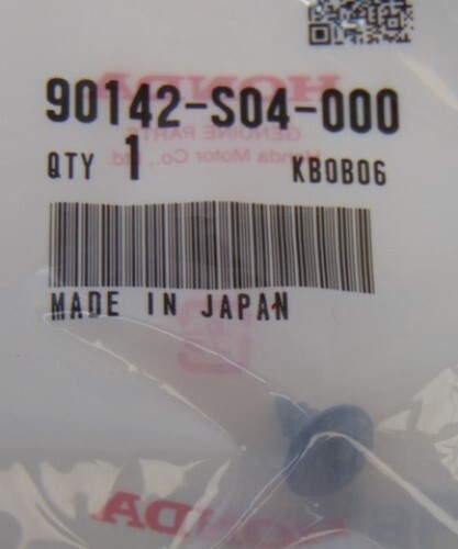 HONDA ACURA Genuine Door Sash Garnish Tapping Screw 90142-S04-000 Set ...
