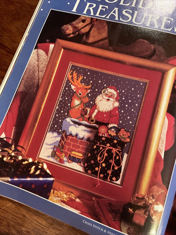 Cross Stitch & Needlework Dec 1996 Christmas Plate Erica Wilson Celtic ...