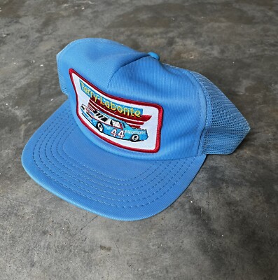 Vintage USA MADE Terry Labonte NASCAR Racing Patch Trucker Hat Snapback ...