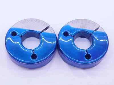 M35 X 2 6g METRIC THREAD RING GAGES 35 2.0 GO NO GO P.D.'S = 33.663 ...