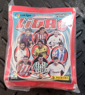 Sealed 2018-19 La Liga Sticker 50 Packs Stickers Messi Modric Vinicius ...