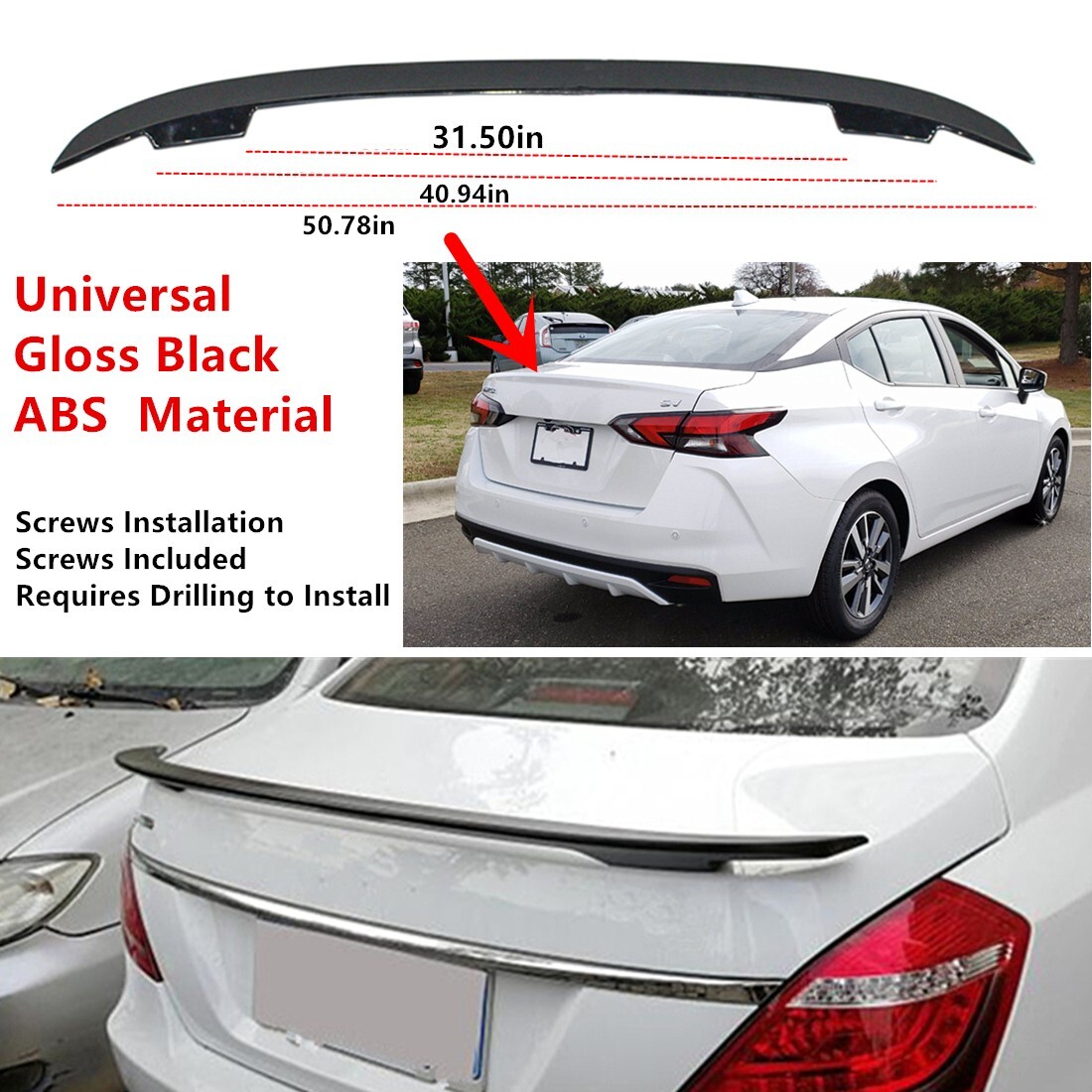Nissan Versa Spoiler