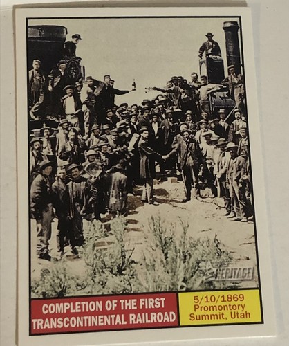 First Continental Railroad Trading Card Topps American Heritage #113 | eBay