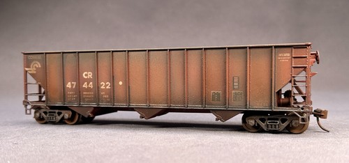 New Weathered Bowser 100 Ton 4 Bay Hopper, Conrail #474422 HO Scale | eBay
