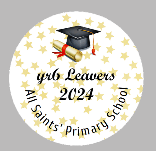 Personalised Year 6 Leaver Leaving Graduation Stickers 2024 Gifts Party ...